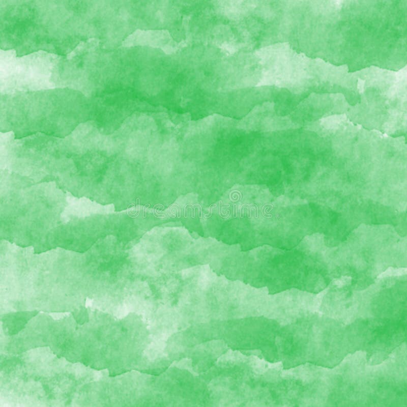 Green Watercolor Background Texture Stock Illustration - Illustration ...