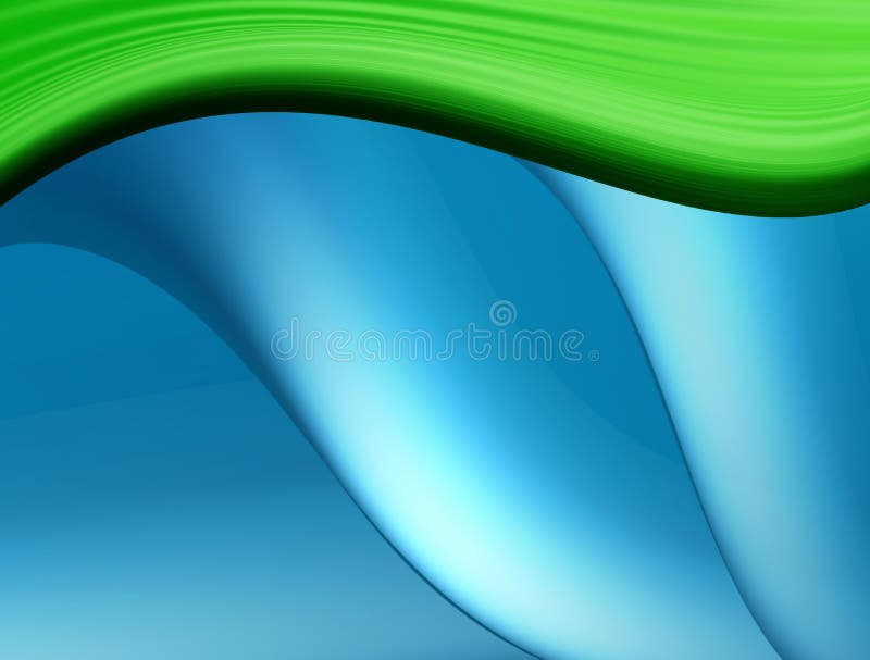 Green wave stock illustration. Illustration of contrast - 11156331