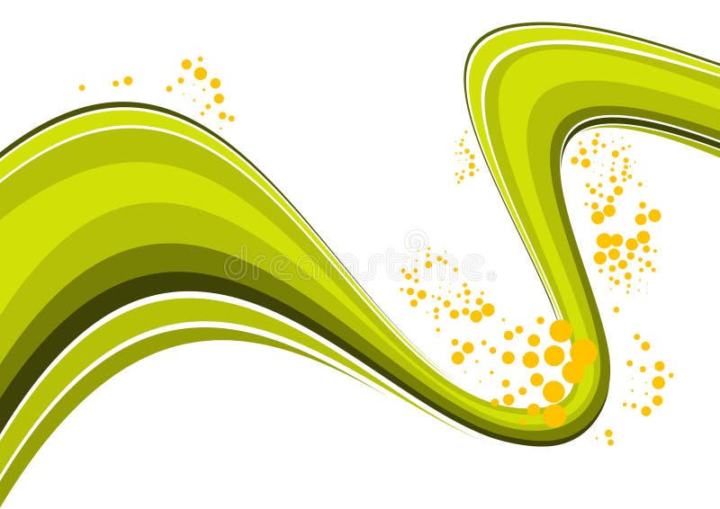 Green and Yellow Swoosh stock vector. Illustration of copy - 14800951