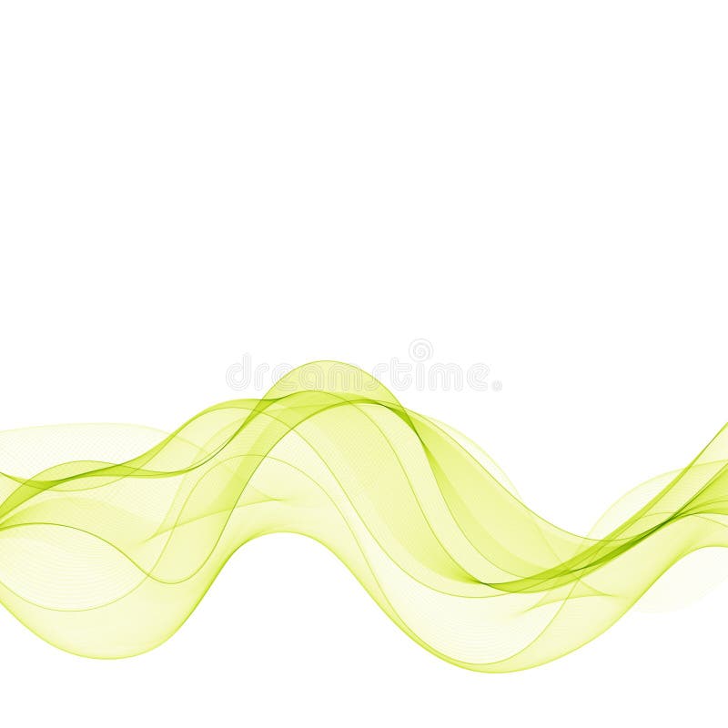 Green Wave. Abstract Vector Graphics. Eps 10 Stock Illustration ...