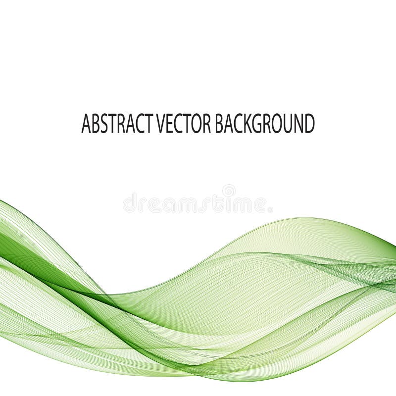 Green Wave. Modern Layout Design. Abstract Vector Background. Eps 10 ...