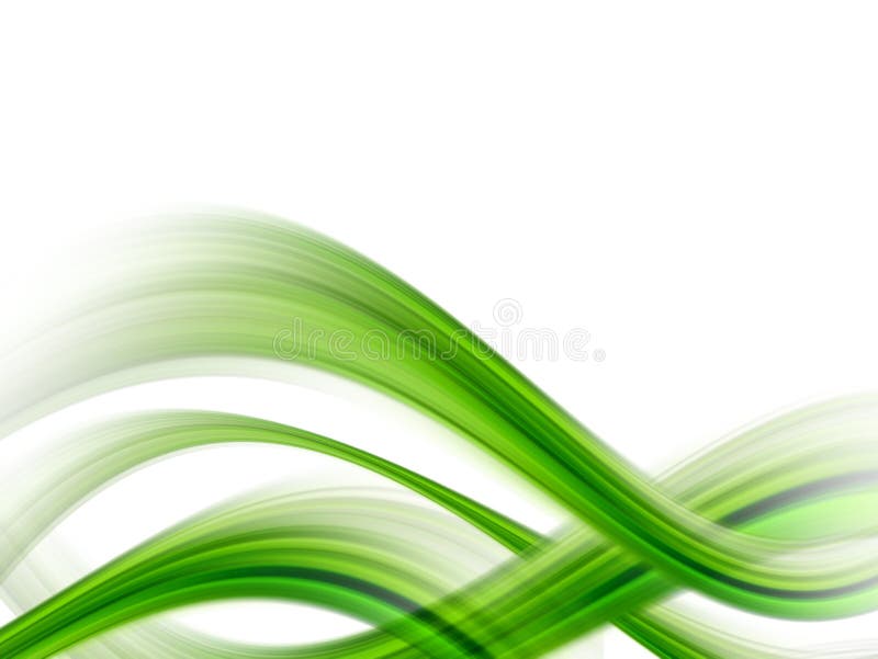 Green waves stock illustration. Illustration of abstraction - 7772829