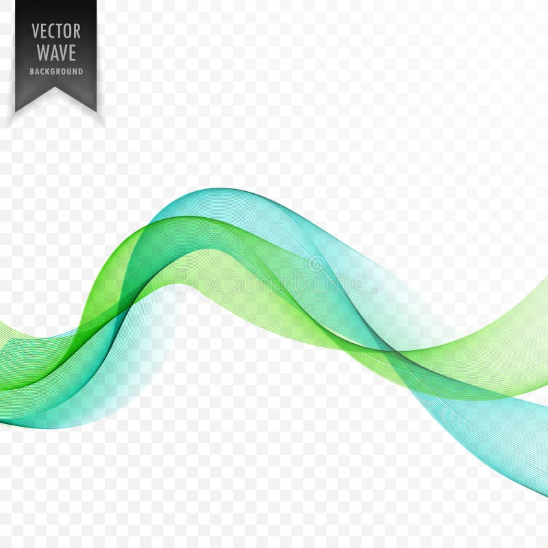 Green Wavy Abstract Wave Background Stock Vector - Illustration of wave ...