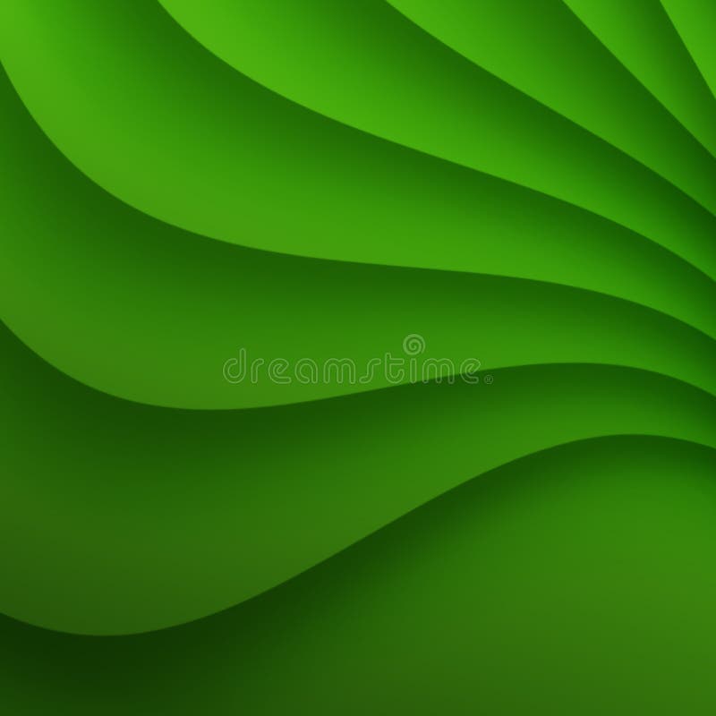 Green Wavy background. stock vector. Illustration of design - 43475731