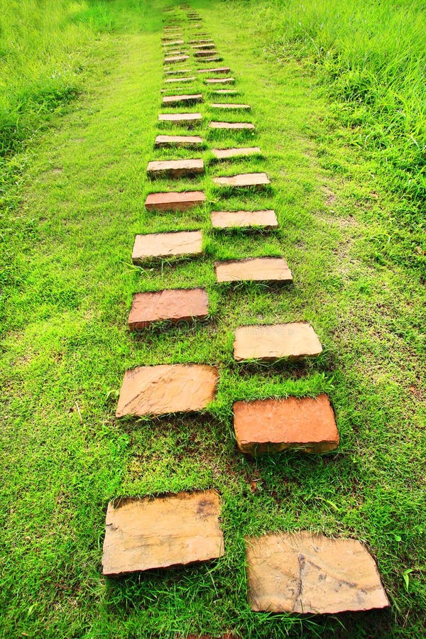 Green way stock photo. Image of cloud, rock, mountain - 13837174