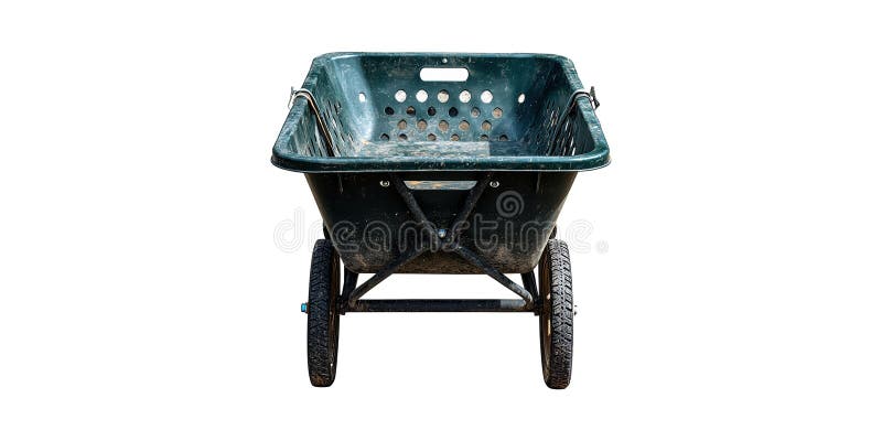 Green Wheelbarrow. Essential Tool for Gardening and Construction Tasks ...