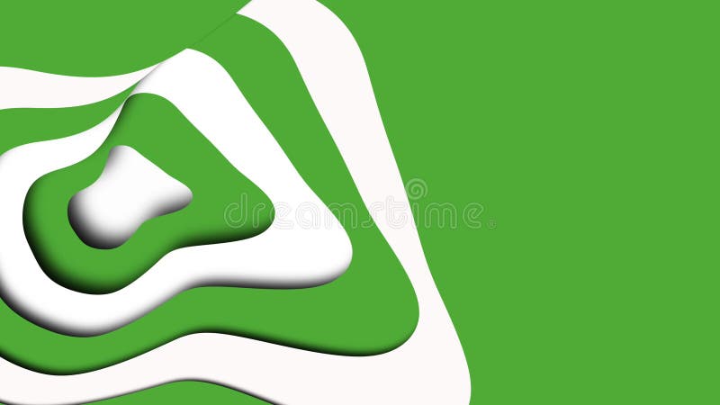 Green and White Abstract Design with Curved Shape Stock Video - Video ...