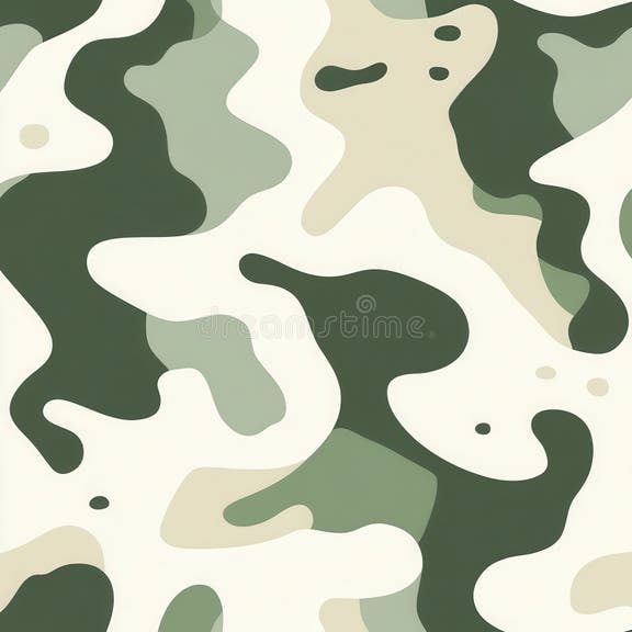 A Green and White Camouflage Pattern with White Splotches Stock Photo ...