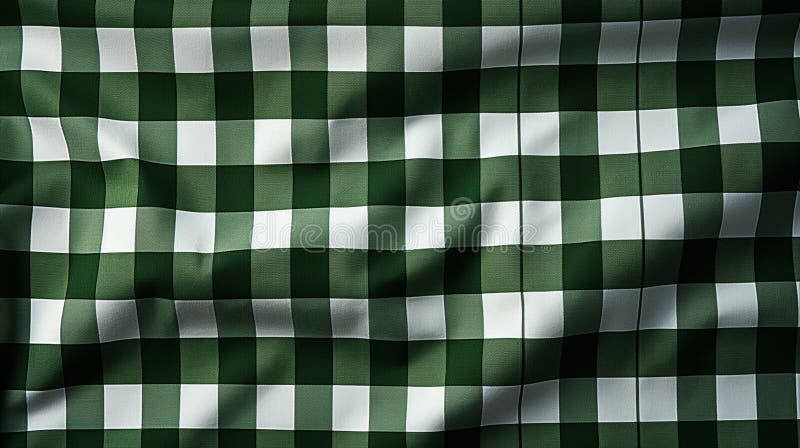 Green and White Checkered Wavy Pattern Versatile Design Element or ...
