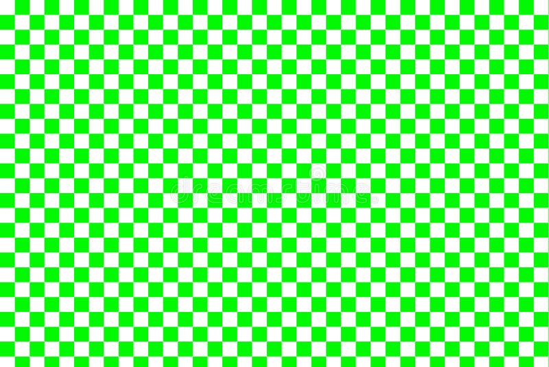 Green And White Checkered Background