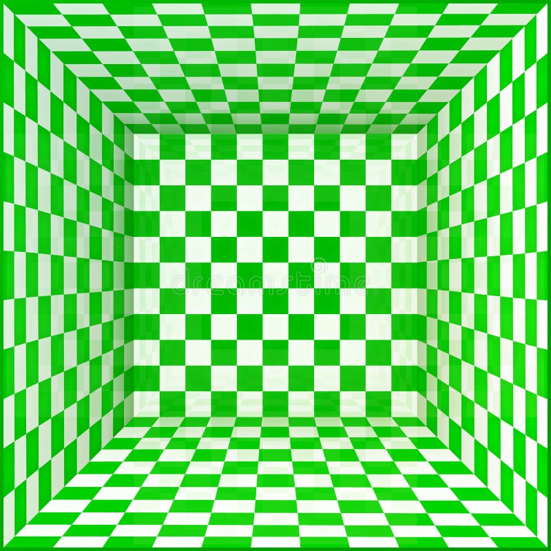 Chessboard green vertikal stock illustration. Illustration of abstract ...