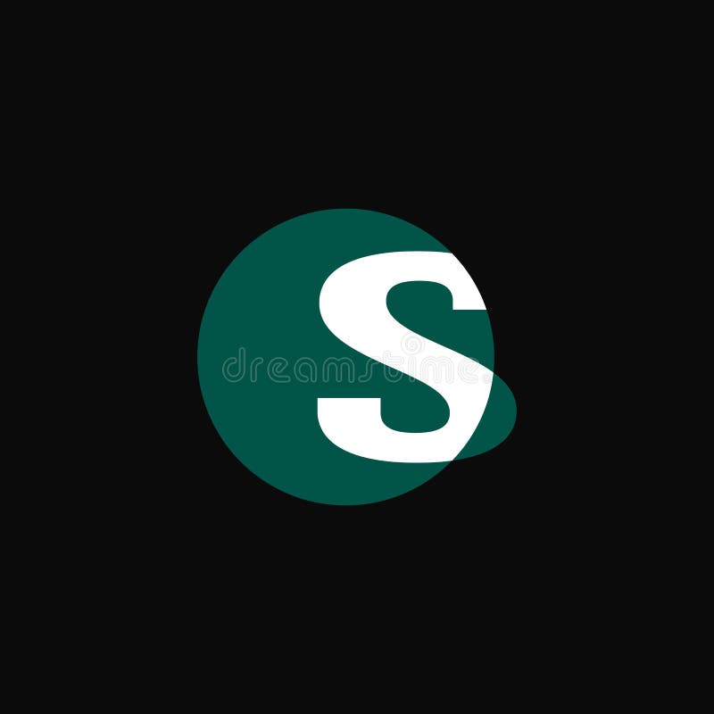 S Lettermark Logo Vector Illustration. S Typography Text Logo Design ...