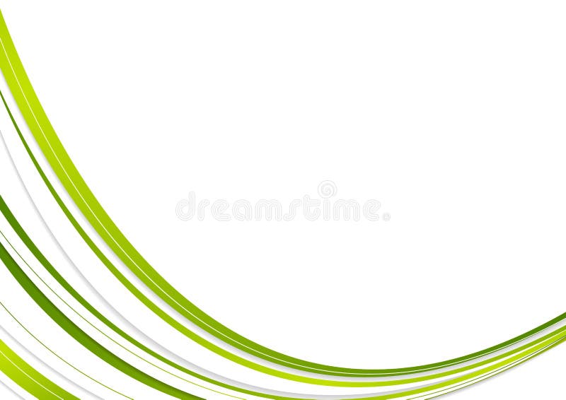 Green and White Corporate Wavy Abstract Background Stock Vector ...
