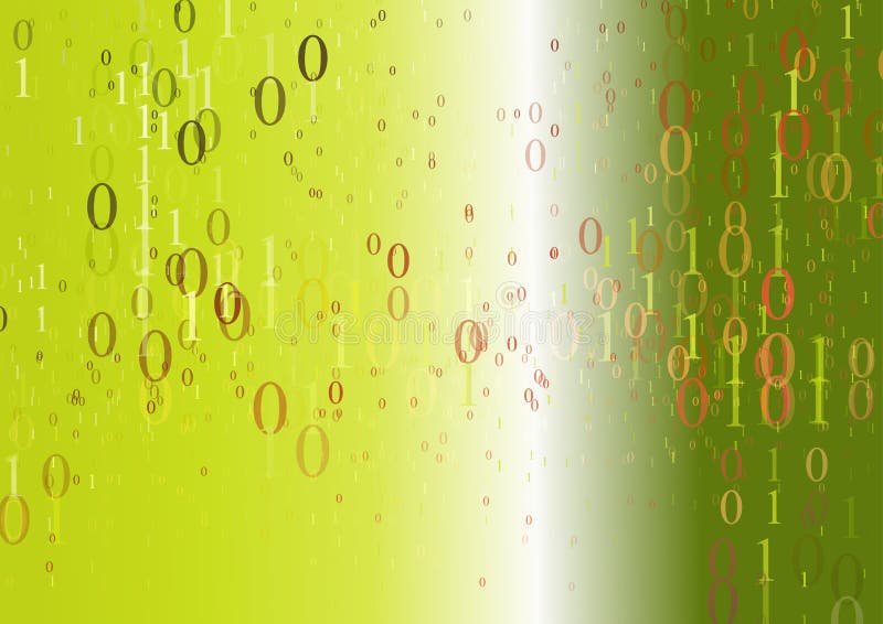 Green and White Gradient Binary Numbers Background Vector Beautiful ...