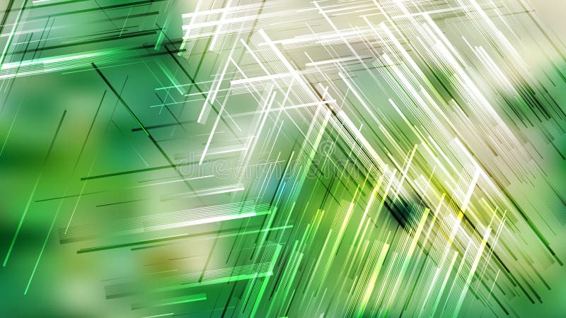 Green and White Random Lines Background Vector Art Stock Illustration ...