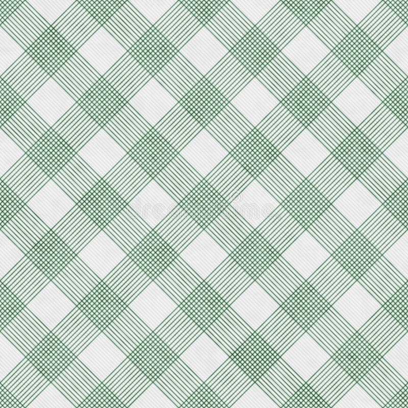 Green and White Striped Gingham Tile Pattern Repeat Background Stock ...