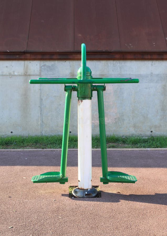 Green and White Training Machine for Bodybuilding Stock Image - Image ...