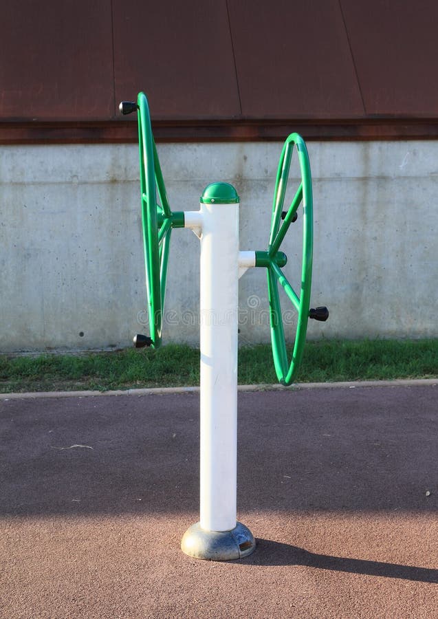 Green and White Training Machine for Bodybuilding Stock Photo - Image ...