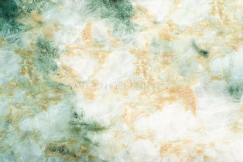 Green Malachite Surface with White Geode Stock Image - Image of white ...