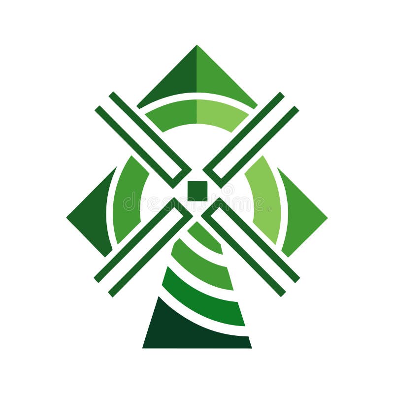 Windmill Logo Template Vector. Building Logo Template Stock Vector ...