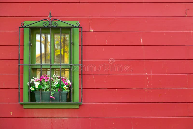 Green window stock photo. Image of city, architectural - 68313576