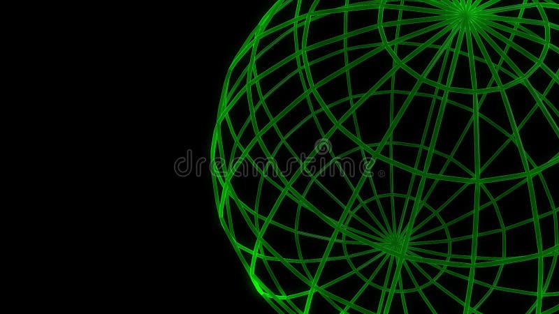 Wireframe Globe stock footage. Video of hologram, graphic - 230672892