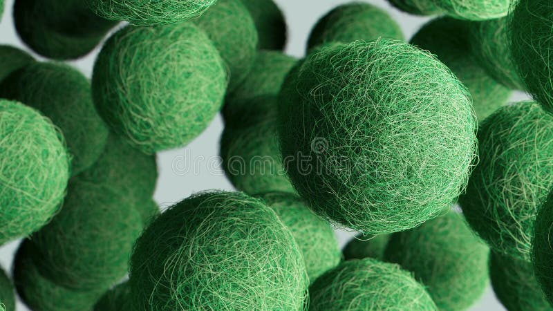 Green Wireframe Spheres stock illustration. Illustration of tangled ...