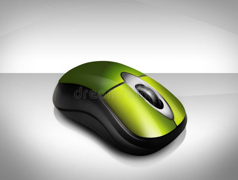 Four Views of Cordless Computer Mouse Stock Photo - Image of phone ...