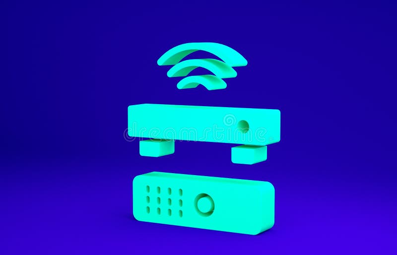 Green Wireless Multimedia and TV Box Receiver and Player with Remote ...