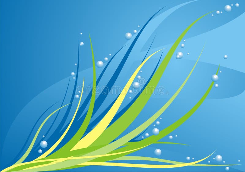 Green Blue Abstract Wisp Stock Illustrations – 55 Green Blue Abstract ...