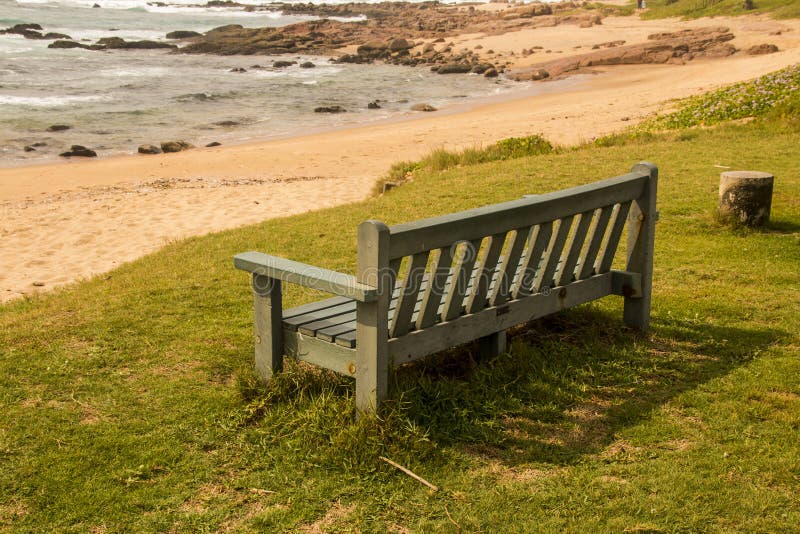 Bench in Grass Area stock image. Image of landscaping - 9674867