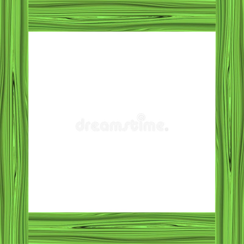 Green wood frame stock image. Image of concept, isolated - 41699745