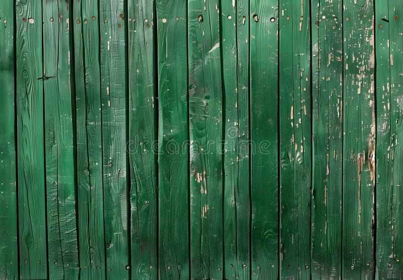 Green Wooden Wall Background Texture Panorama Stock Illustration ...