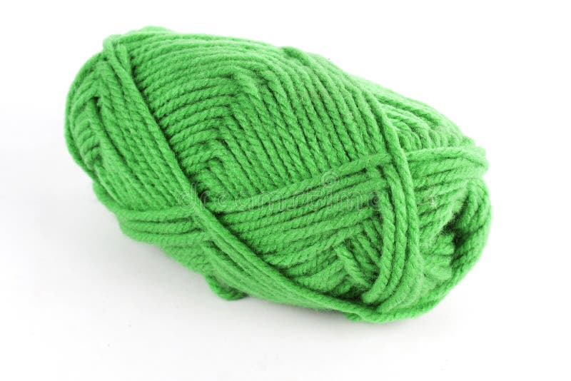 Green wool Yarn stock image. Image of woven, cotton, fiber - 53788515