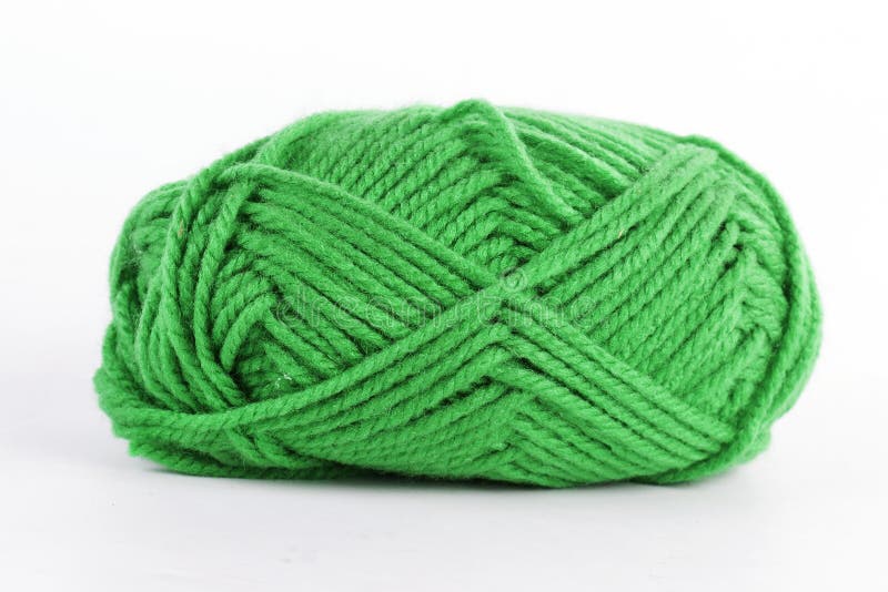 Green wool Yarn stock photo. Image of material, knitting - 56216460