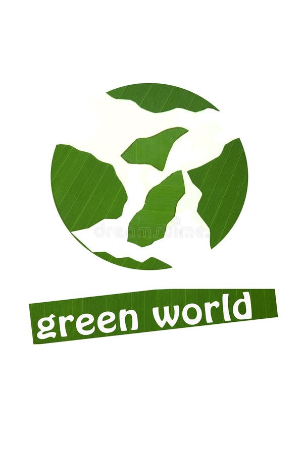 Green world concept stock vector. Illustration of card - 7447401
