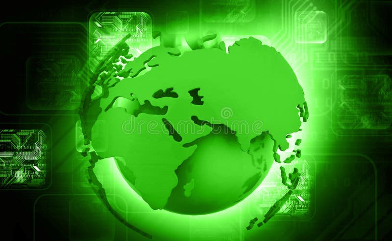 Green world stock illustration. Illustration of backdrop - 107730305