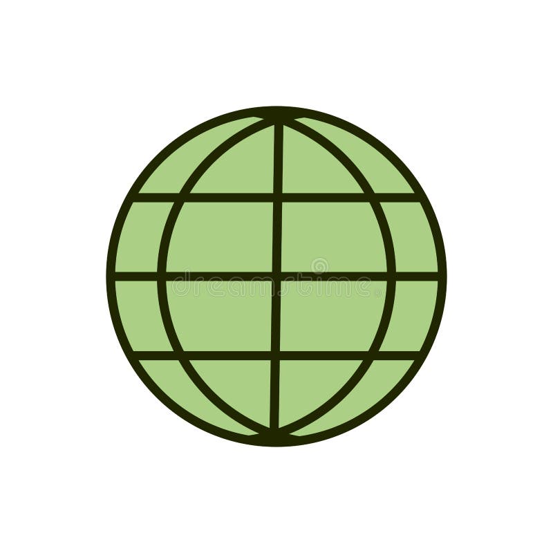 Green World Environment Ecology Line and Fill Stock Vector ...