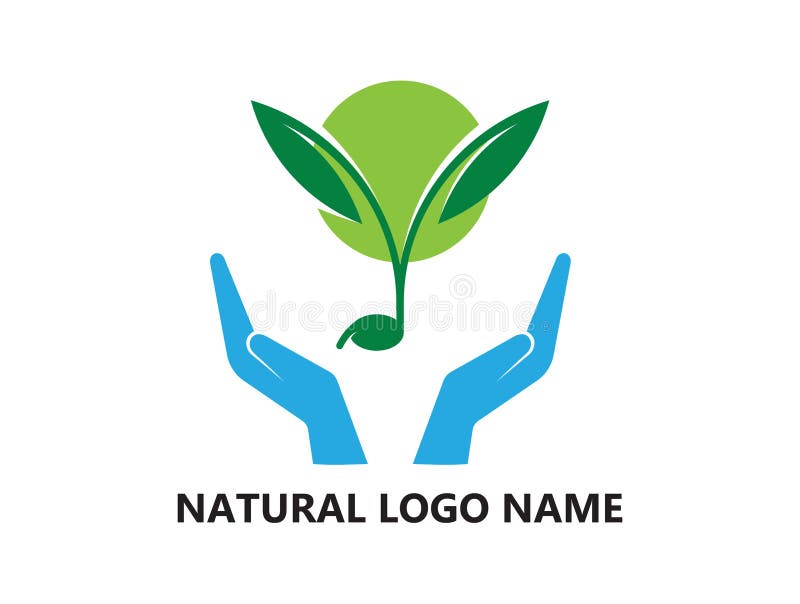 Green World Logo or Icon Design Vector Template, Save Tree and Plant ...