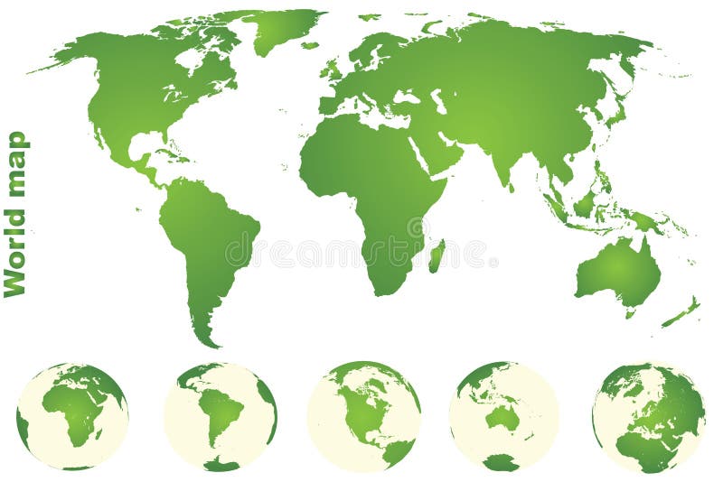 World map stock vector. Illustration of ecological, earth - 17871673