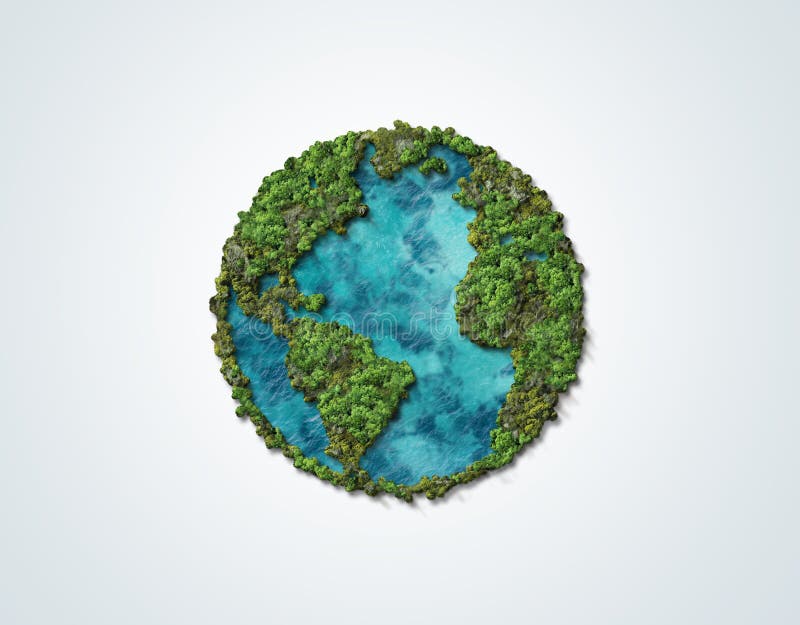 Earth Day Visual Concept Background. Stock Image - Image of ecologist ...