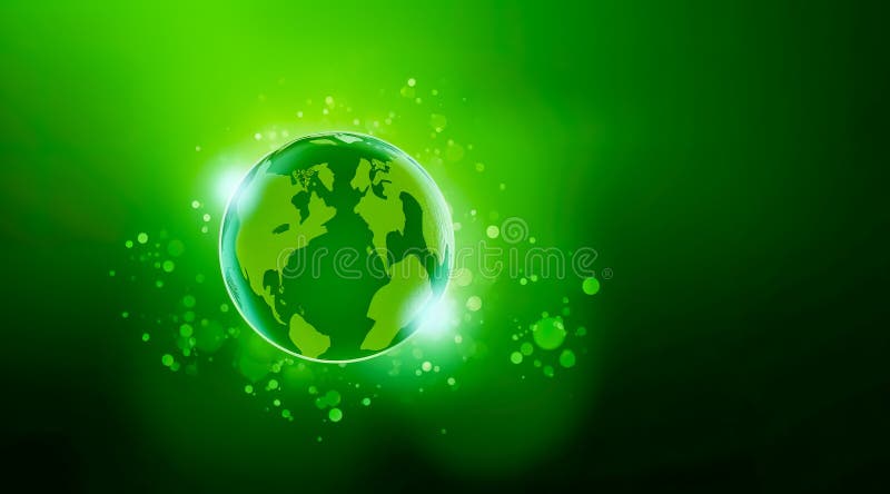 Green World Map. World Map Green Planet Earth Day or Environment Day ...