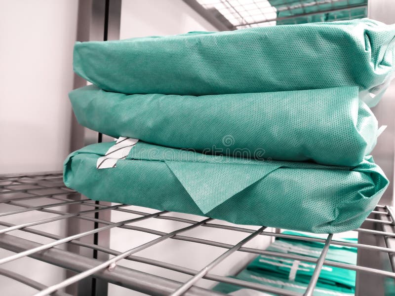 Wrapped Sterile Surgical Instrument Stock Photo - Image of surgen ...