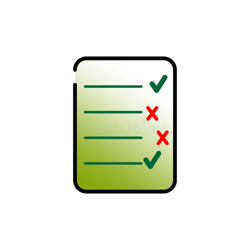 Green Writing Pad. Medical Icon. Vector Illustration. Stock Image Stock ...