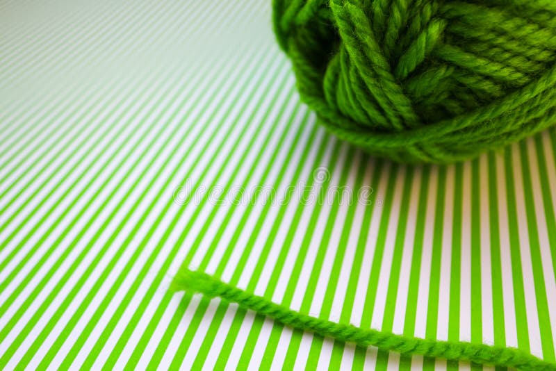Green Knitting Yarn Background Stock Image - Image of tablecloth ...