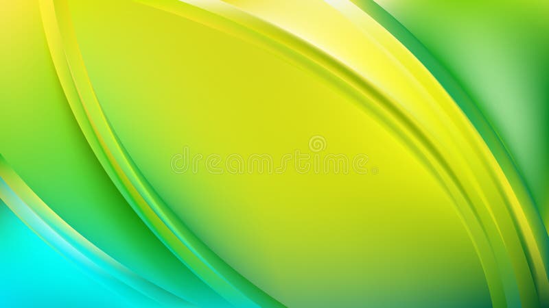 Green and Yellow Abstract Wavy Background Design Stock Illustration ... Green and Yellow Abstract Wavy Background Design Stock Illustration ...