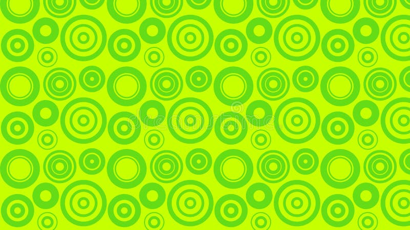 Green and Yellow Geometric Circle Pattern Stock Vector - Illustration ...