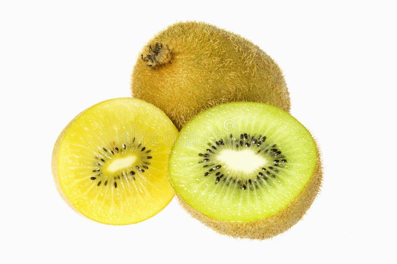 Green And Yellow Kiwi Fruit Stock Photography - Image: 28457532