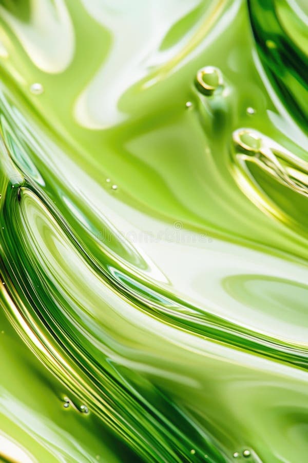 Green and Yellow Liquid Close Up Stock Photo - Image of chemistry ...