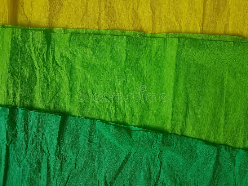 Green Yellow Paper Background Silk Surface Empty Blank Sheets Vivid ...